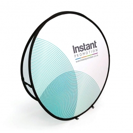 Circle Pop Out Banners for Events, Tournaments, and Exhibitions