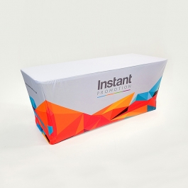 Custom Stretch Table Covers with Logo | Instant Promotion